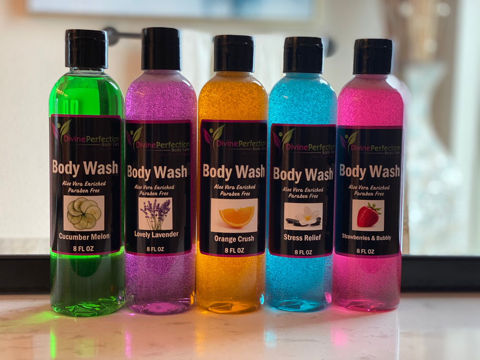 Bath & Shower Essentials – Divine Perfection Body Care